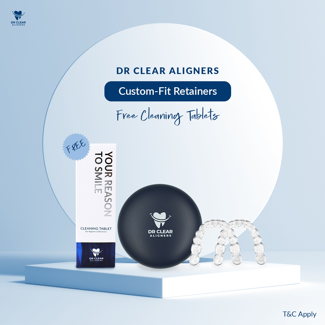 Dr Clear Aligners Custom-Fit Retainers + 1 Box Cleaning Tablet - Dr ...