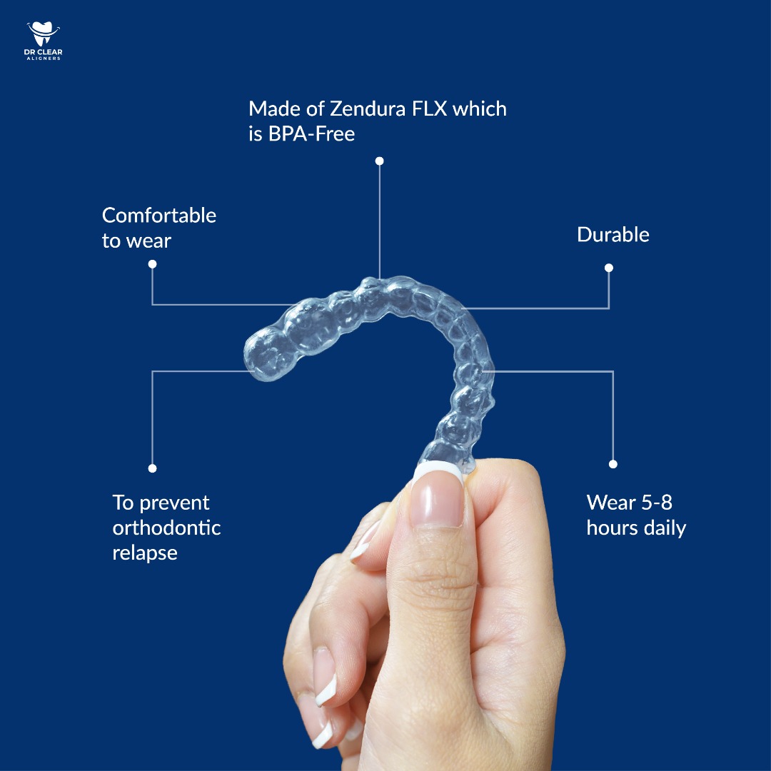 Dr Clear Aligners Custom-Fit Retainers + 1 Box Cleaning Tablet - Dr ...