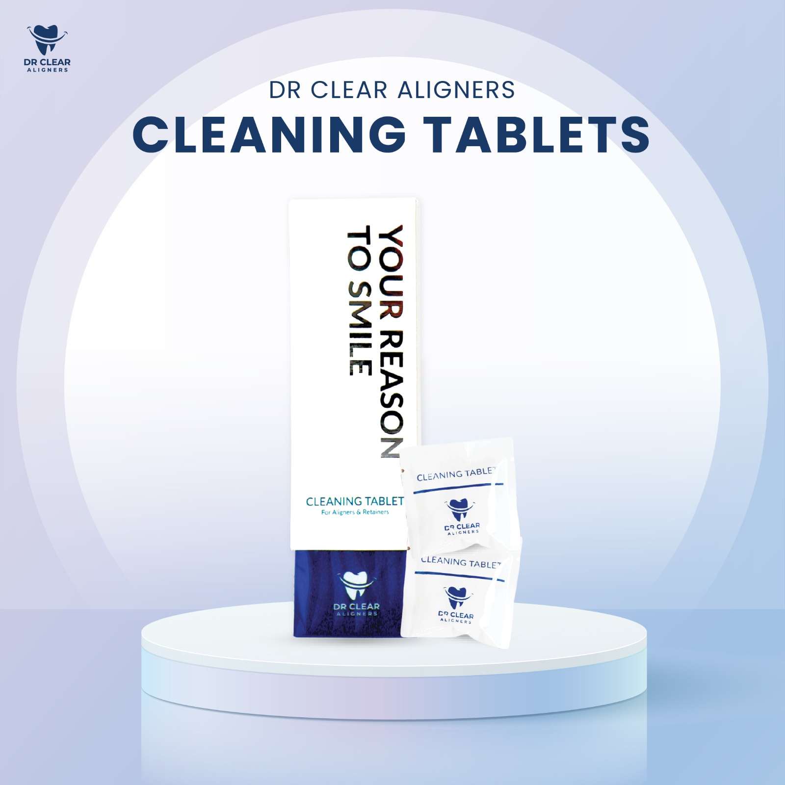 Dr Clear Aligners Cleaning Tablets - Dr Clear Aligners MY