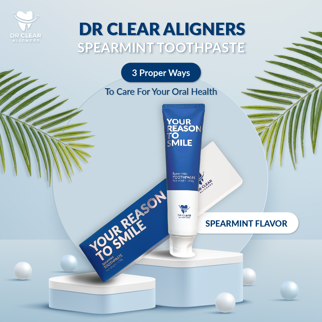 Dr Clear Aligners Spearmint Toothpaste (Pre Order) - Dr Clear Aligners MY